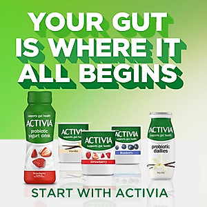 Activia Probiotic Lowfat Yogurt, Peach, Non-GMO Project Verified, 4 Oz, Pack of 4