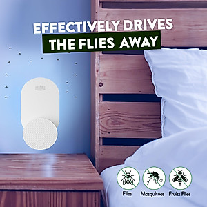 Smart Protector Electronic Fly Trap Kit - 2 Devices + 4 Glue Board Refills - Gnat Traps for Indoor House - Fruit Fly Trap Indoor - Bug Light Trap Indoor