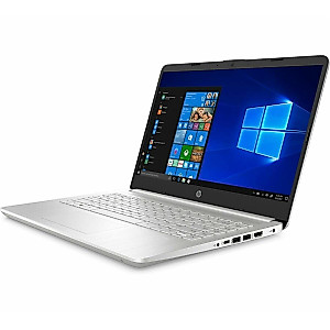 HP 14-dq2038ms 14" HD Touchscreen Notebook Computer, Intel Core i3-1115G4 3.0GHz, 8GB RAM, 256GB SSD, Window 10 Home S Mode, Free Upgrade to Windows 11, Natural Silver