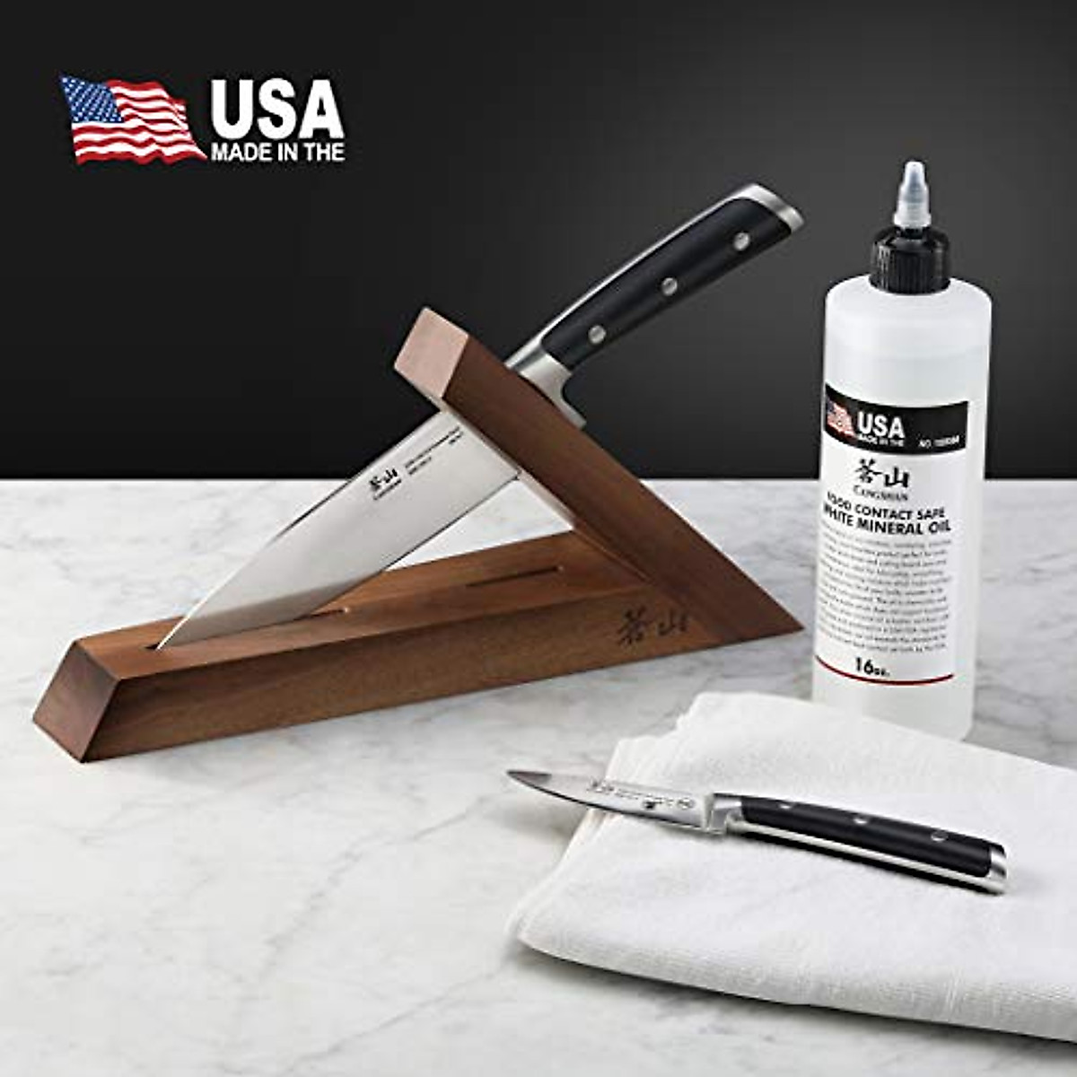 Cangshan 1026566 Blade Protection Mineral Oil, 16 OZ, Made in USA