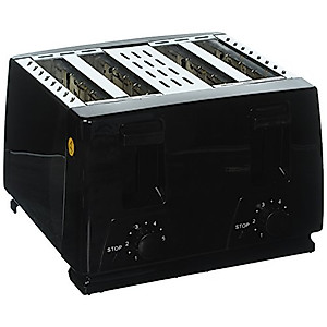 Brentwood Appliances (Black), BTWTS284-BRENTWOOD TS-284 4-Slice Toaster