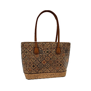 Mirabolante Pure Portuguese Natural Cork Bark Handbags for Women, Shoulder Bags, Crossbody Bags-11 (m)