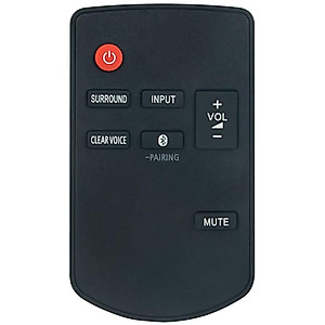 N2QAYC000102 Replaced Remote Control Suitable for Panasonic 2.0CH SC-HTB8 SCHTB8 SC-HTB8EG-K SC-HTB8EB-K SC-HTB8GNK SC-HTB8GN(K) SCHTB8GNK SCHTB8GN(K) Home Theater Sound Bar Audio System