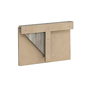 Furinno Hermite Wall Mounting Folding Table, French Oak