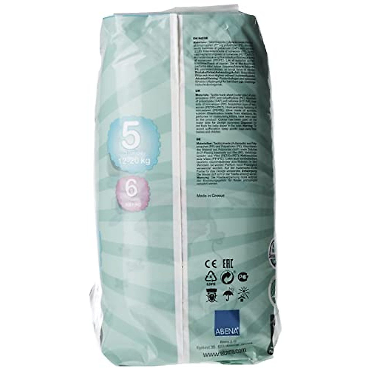 Bambo Nature Eco Friendly Baby Training Pants Classic for Sensitive Skin, Size 5 (26-44 lbs), 20 Count