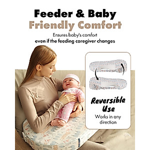 BABESTELLAR Natural Inclined Nursing Pillow | Hypoallergenic Pillow - Nursing Pillows for Breastfeeding | Pillow Lounger | Adjustable Nursing Pillow w/Waist Strap