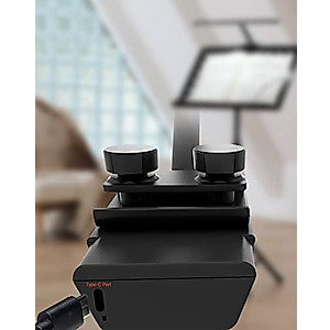 AETEE Super Bright Music Stand Lights LED Clip On Light Rechargeable Built-in 4000mAh Lithium Battery Operated Long-Lasting USB-C Eye-Care Clamp Lamp Foldable for Sheet Music