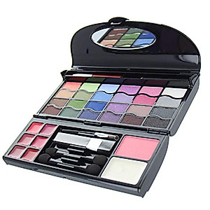 ETA 34 Runway Colors Complete Makeover Kit With Brushes Eye Pencil And Mirror 2.4 oz