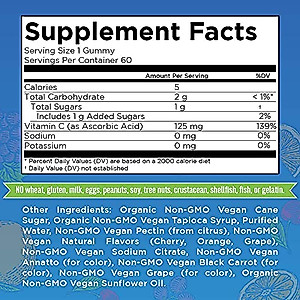 Kids Multivitamin + Immunity + Vitamin C Gummies Bundle by MaryRuth's | Supports Immune Function & Overall Health for Adults & Kids.