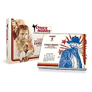 2023 Chuck Norris Day-at-a-Time Box Calendar
