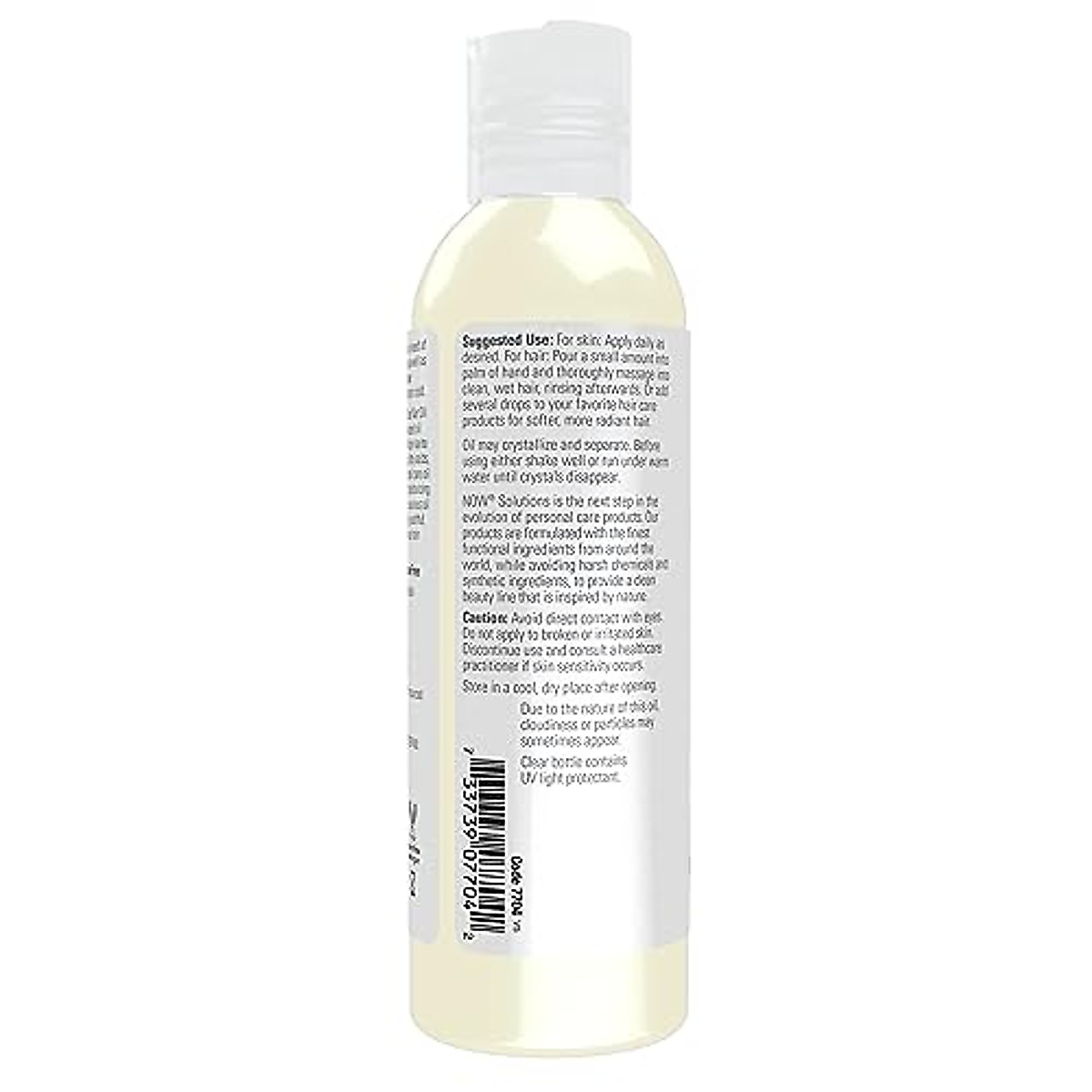 NOW Foods Solutions, Shea Nut Oil, Multi-Purpose Intense Moisturizing Oil for Skin, Scalp and Hair, 4-Ounce