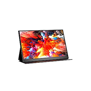 DFZ 13.3 Inch Portable Monitor, 1080 FHD Ultra-Thin External Monitor, IPS Screen with HDMI Type C, Eye Care Gaming Screen