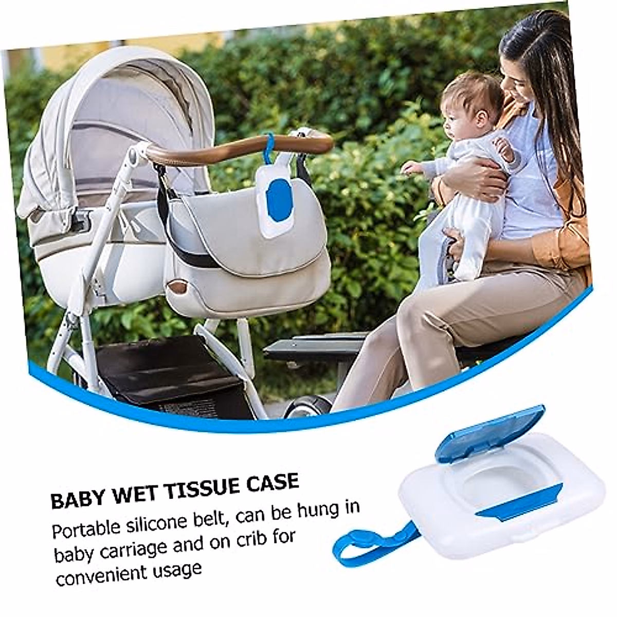 Alipis 2Pcs Wipe Box Baby Tissue Holder Filling Baby Diapers Wipe Warmer Wet Tissue Holder Wipes Dispenser Tissue Dispenser Outdoor Tissue Baby Accessories pp Baby Holder