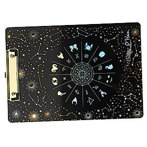 MAGICLULU 4pcs Office Board A Nurse Size Writing Nurses Holder Convenient for Practical with Exam Folder Conference Teacher Paper Pattern Letter Storage File Fashion Clipboards