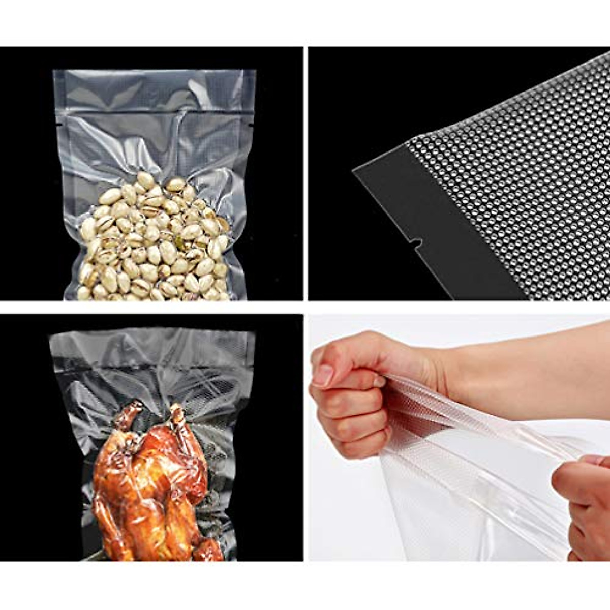 1Pc Vacuum Sealer Bags, 17x500cm Vacuum Sealer Bags Rolls Vacuum Seal Bags Airtight Vacume Saver Heat Seal Bags Vacuum Sealer Rolls for Storage, Meal Prep, Sous Vide