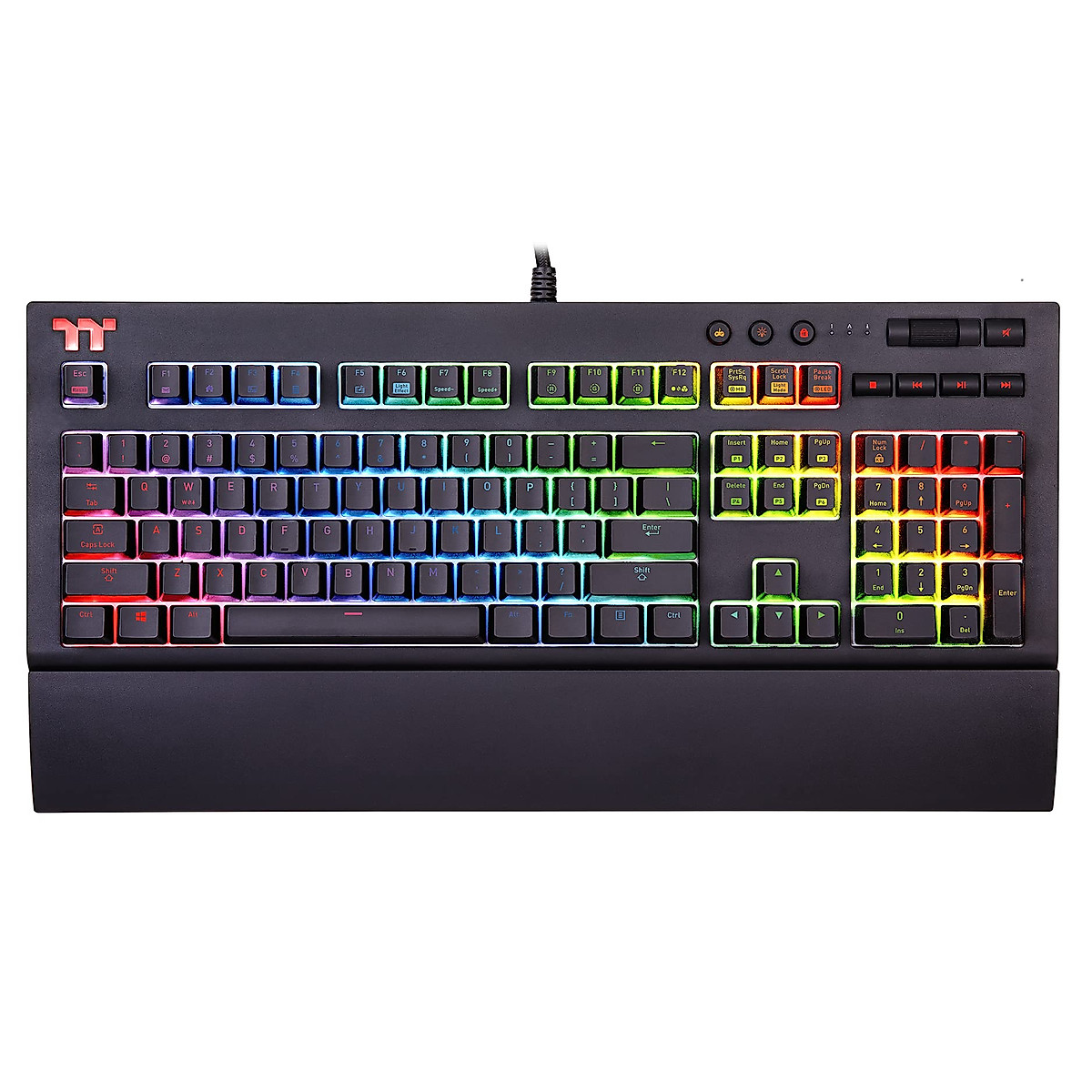 Thermaltake TT Premium X1 RGB CherryMX Blue - Japanese Keyboard - Gaming Keyboard KB430 KB-TPX-BLBRJP-01