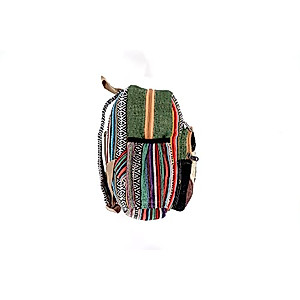 Unique Design100% Himalaya Hemp Backpack Small Backpack Hippie Backpack Festival Backpack Hiking and Tablet Backpack FAIR TRADE Handmade with Love.
