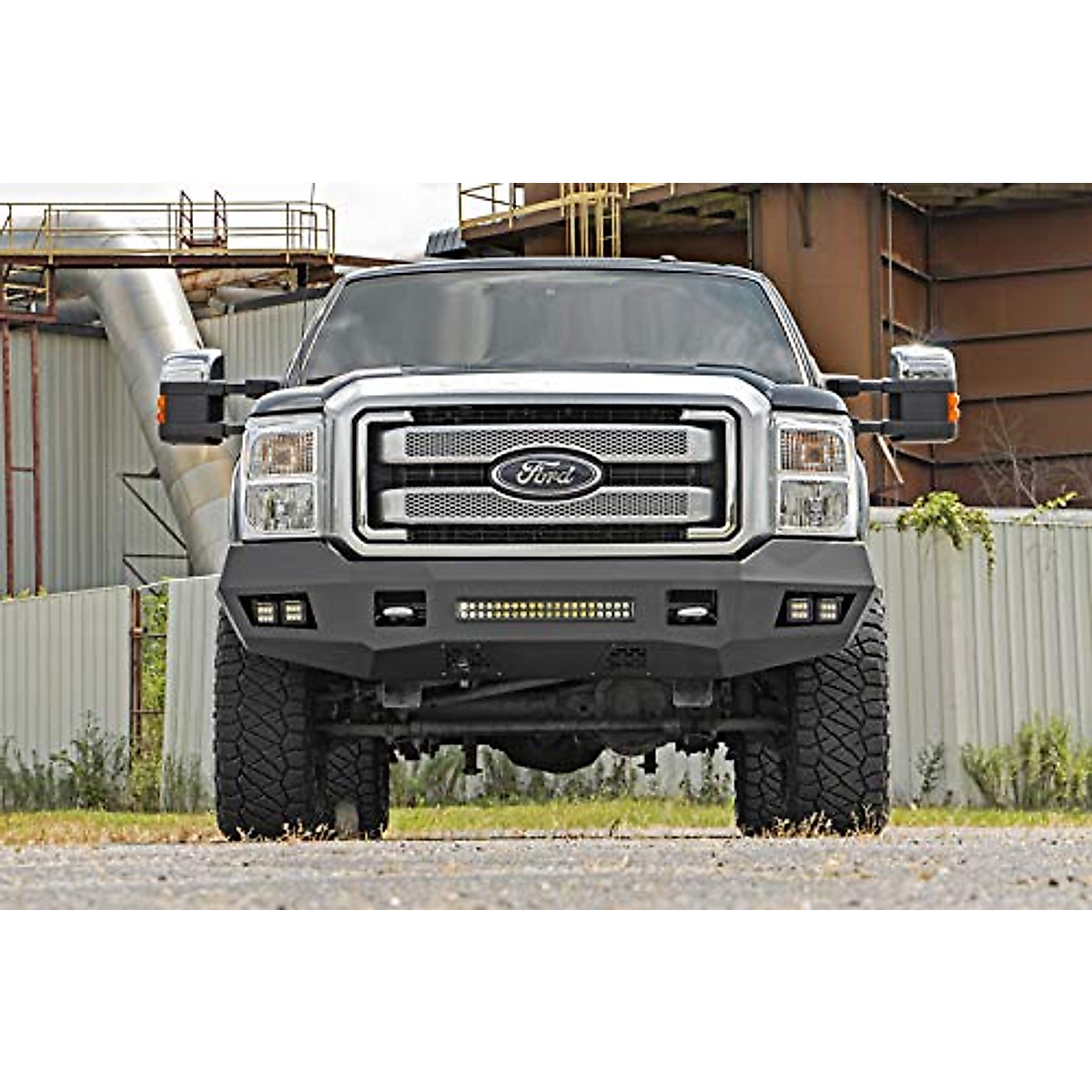 Rough Country Heavy Duty LED Front Bumper for 11-16 Ford Super Duty - 10783