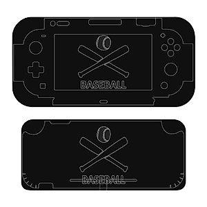 Baseball Stickers Protective Film Sticker Personalized Full Wrap Sticker Compatible with Nintendo Switch