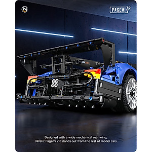 Nifeliz Pagemi ZR, Iconic Sports Car Building Model Toy, Collectible Race Car Display Set for Adult Gift Giving (2,289 Pieces)