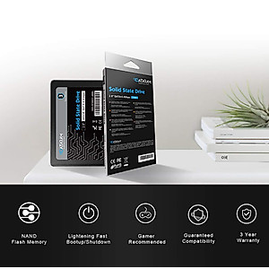 Dataram 2.5" SSD, 6.0 Gbps SATAIII Solid State Drive High Speed Read & Write (240GB)