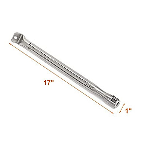 MixRBBQ Stainless Steel 7-Pack Heat Plates and 4-Pack Burner BBQ Replacement Part Kit for Prestige 500 and Napoleon Grill Rogue Series