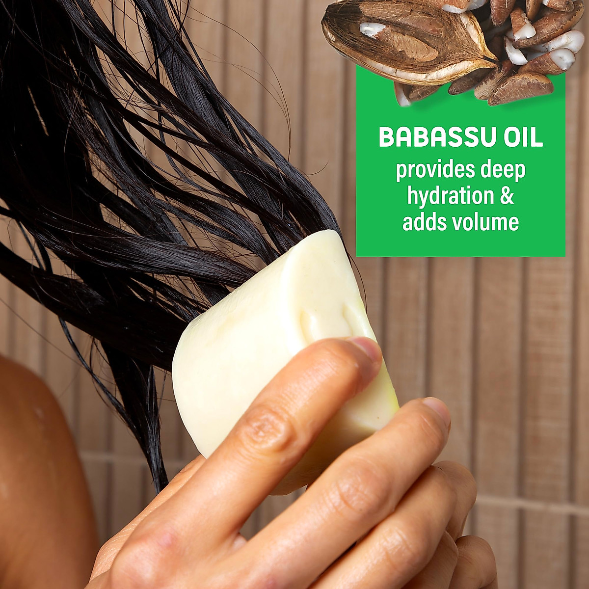 All Natural Solid Shampoo and Conditioner Bar Set - Lime & Bergamot Shampoo Bar and Conditioner Bar made with Gentle Coconut Surfactants, Argan Oil, Babassu Oil, Vegan Silk, Vitamin B5, Oat Proteins for Hair Health and Volume