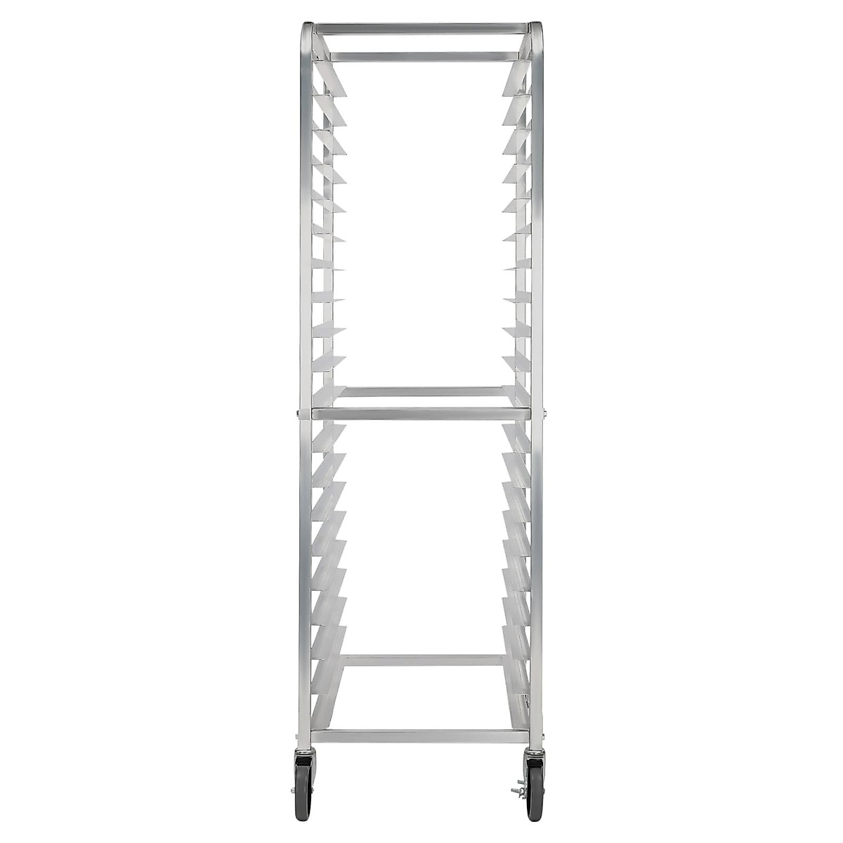 YSHUSTGY Bun Pan Rack, 20-Tier Commercial Bakery Racks, Mobile Trolley Storage Cooling Rack,Strong bearing capacity, with Lockable Casters,Thickened Supporting Strip for Home Or Commercial Kitchens
