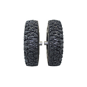 (Set of 2) Replacement for Ariens 07101201, 07101202 Keyed 16x4.80-8 Tire Wheel Assy with new improved non directional Snowblower tire