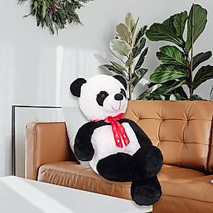 LOVOUS Super Soft Giant Stuffed Animal Panda Bear Plush Toy Gifts Kids, 5.2ft(62")
