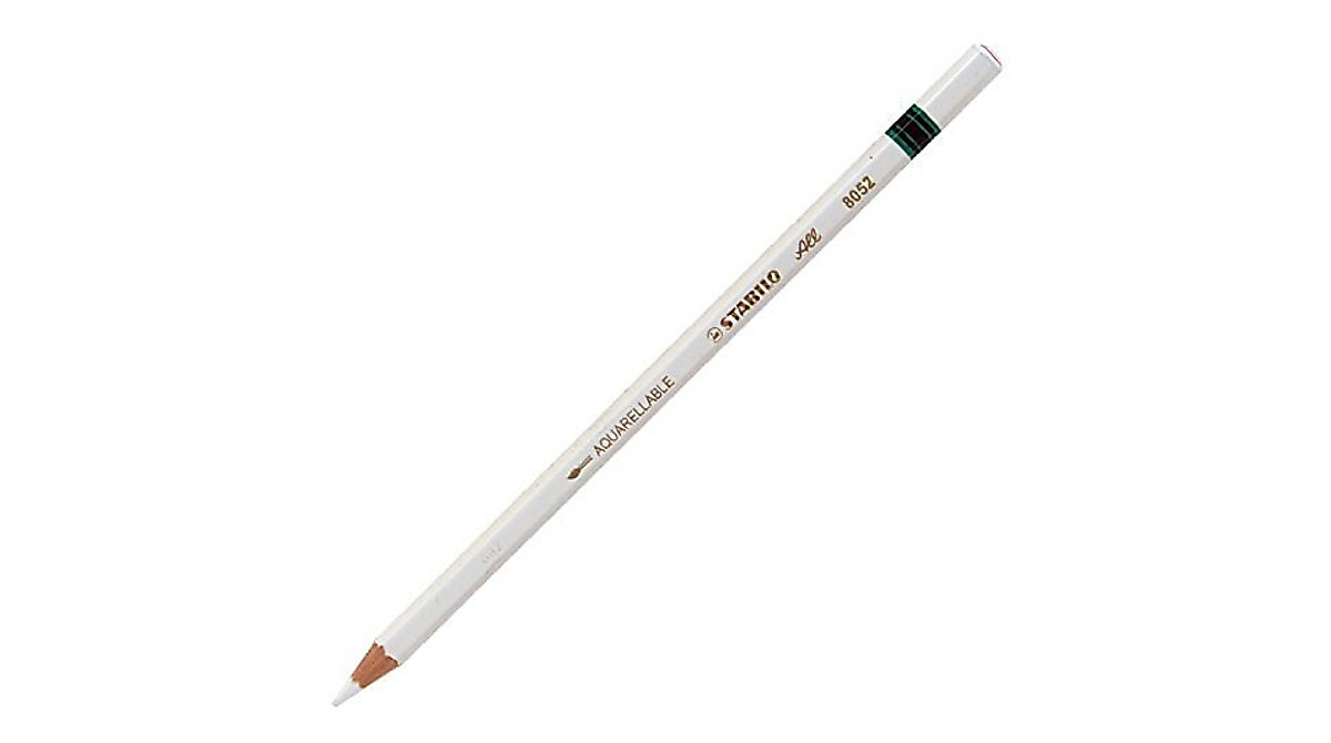 Stabilo All White Graphite Pencil - Erasable 2-Pack