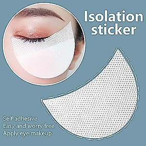 FIBOTY 50PCS Eyeshadow Shield Eyeshadow for Eye Make up, Eyeshadow Pads