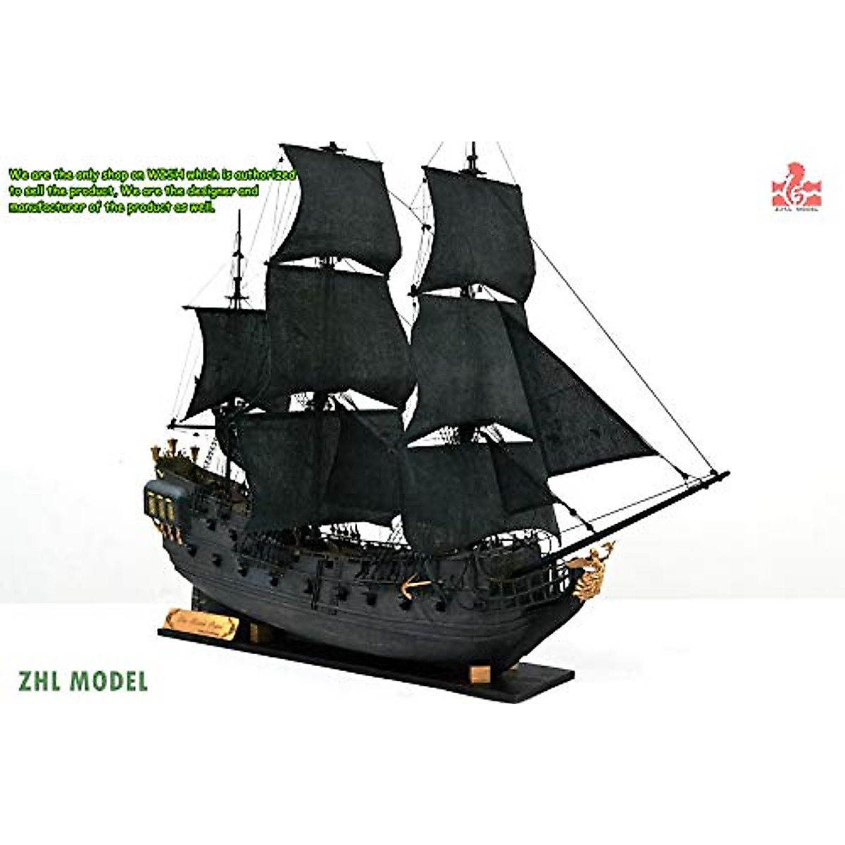 The Black Pearl Golden Version 2021 Wood Model Ship kit 31 inch