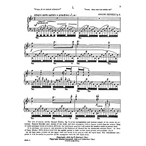 12 Etudes caracteristiques, Op.2 for Piano by Adolf von Henselt (Schirmer) [ReImaged Loose Leaf Facsimile Edition 2019.]