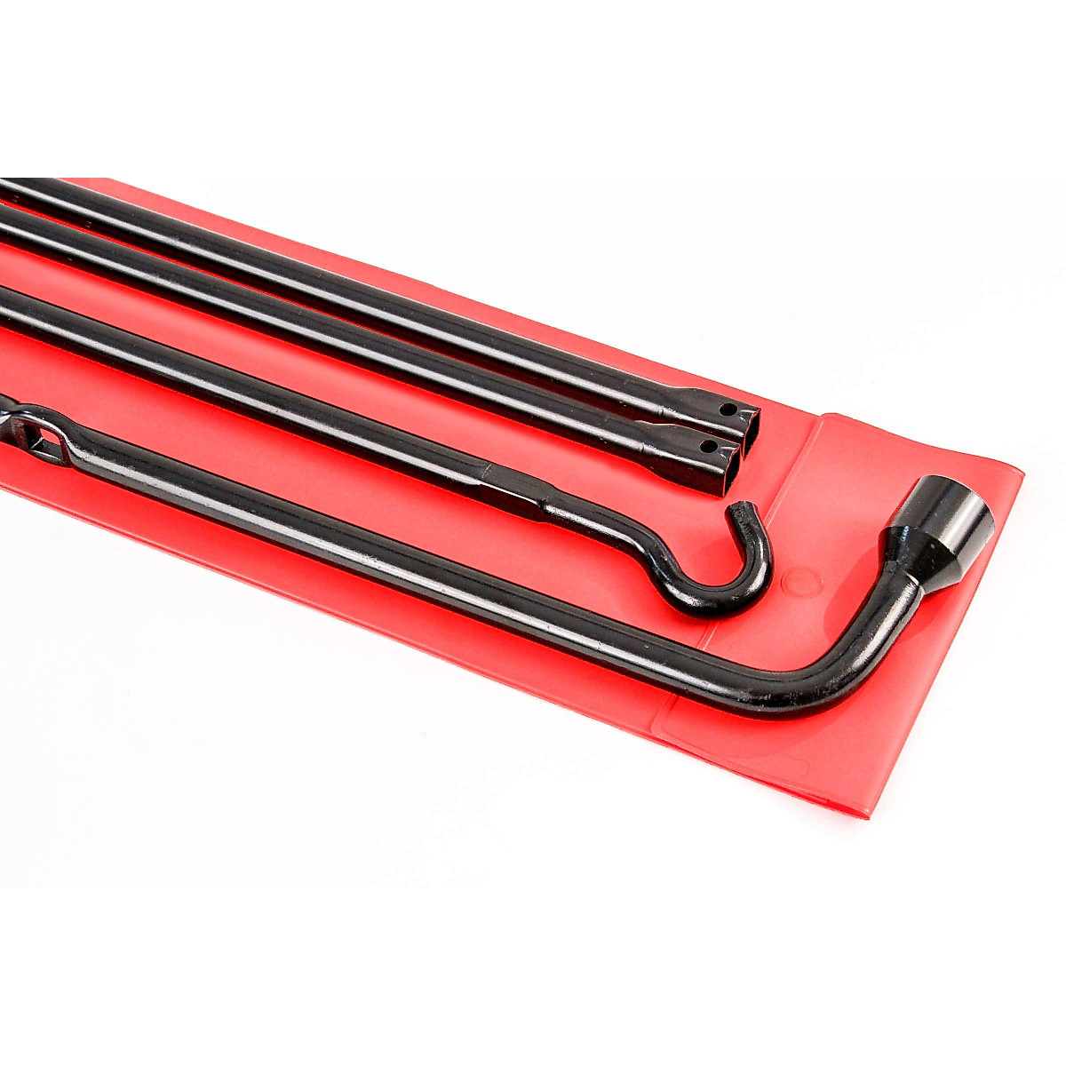 Red Hound Auto 2004-2014 Compatible with Ford F150 Spare Tire Tool Replacement Set Kit for Jack with Case