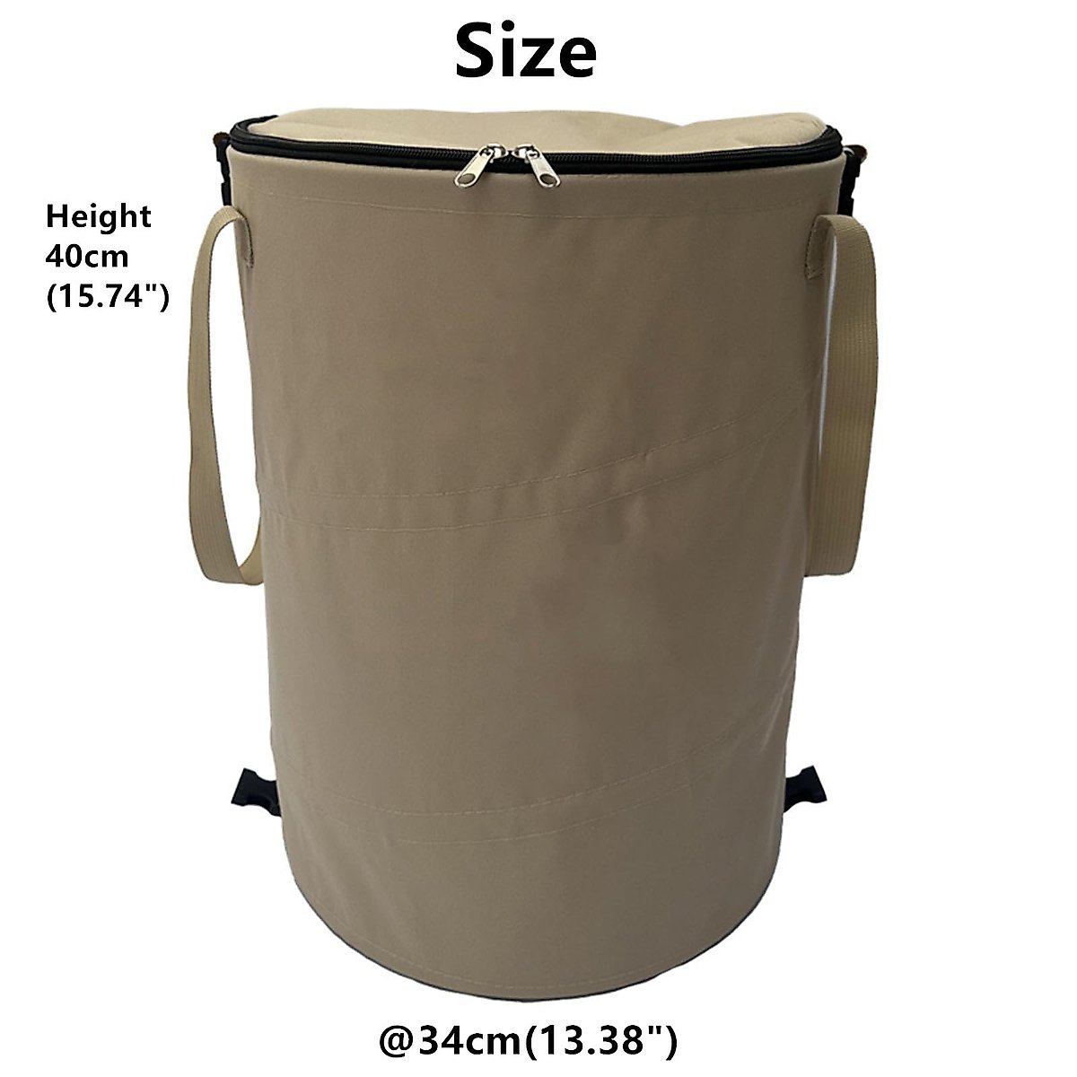 ANTING PRODUCTS Camping Pop up Trash Can, Camping Trash Can Collapsible,Pop up Trash Can with Lid,Collapsible Garbage Can for Camping,Outdoor Travel (Color C)