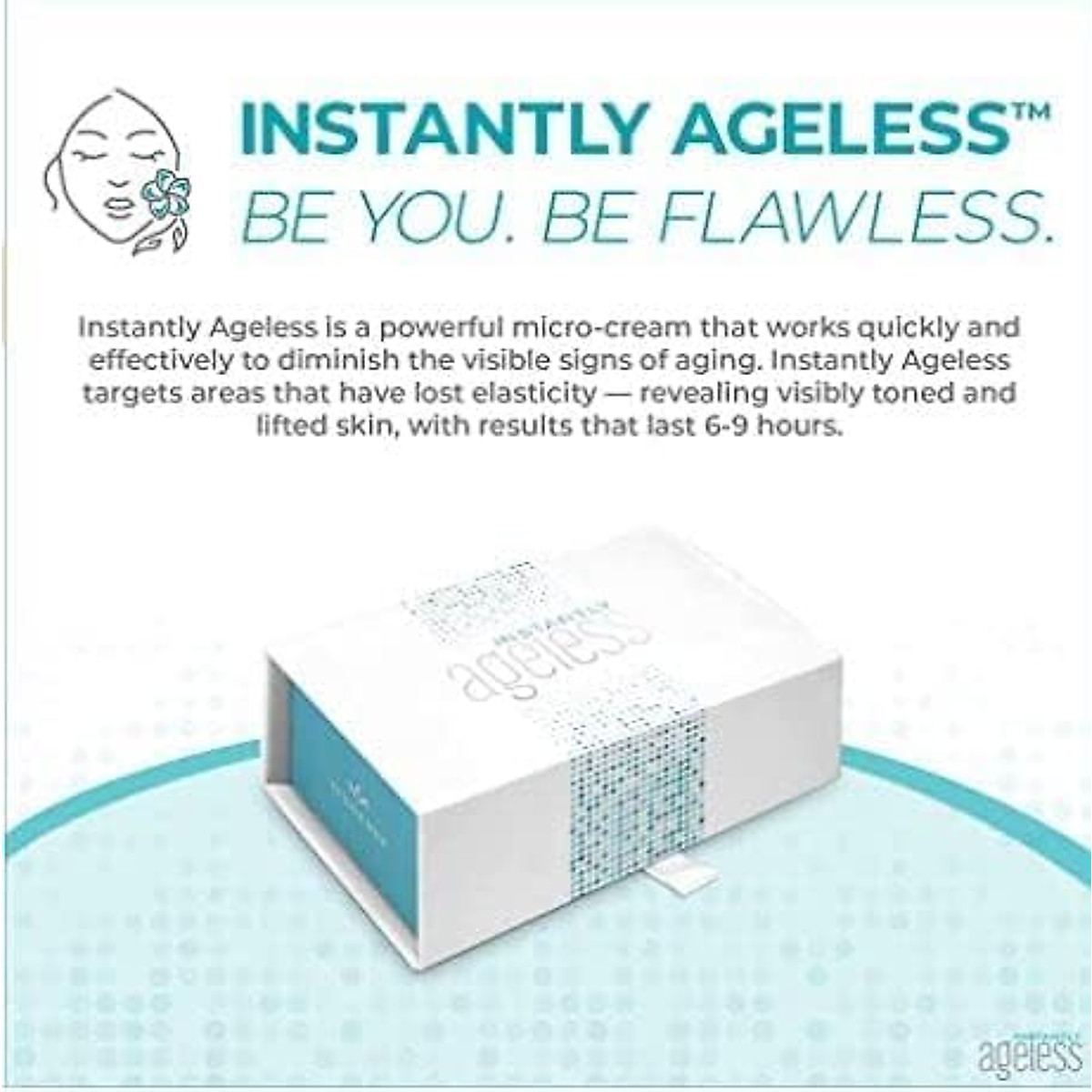 Instantly Ageless Facelift in A Box - Instant Eye Bag Remover Puffiness -1 Box of 25 Vials - Instant Under Eye Bags Remover - Wrinkle Tightener - Instant Wrinkle Remover for Face Instant Lift