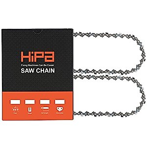 Hipa R40 10" Pole Saw Chain 3/8" Pitch .043" Gauge 40DL for B&D LCS1020 LCS1020B John D PSA10 PS10 Homelite UT15520 Ryobi P547 P546 P542 DCPS620 Milwaukee Harbor Freight 10" Chainsaw