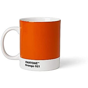 Pantone Porcelain Mugs 375 ml, Porcelain, Orange 021, 8.4 x 8.4 x 12.1 cm, 101030021