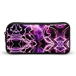 Thunder and Fulmination Pencil Case Stationery Pen Pouch Portable Makeup Storage Bag Organizer Gift