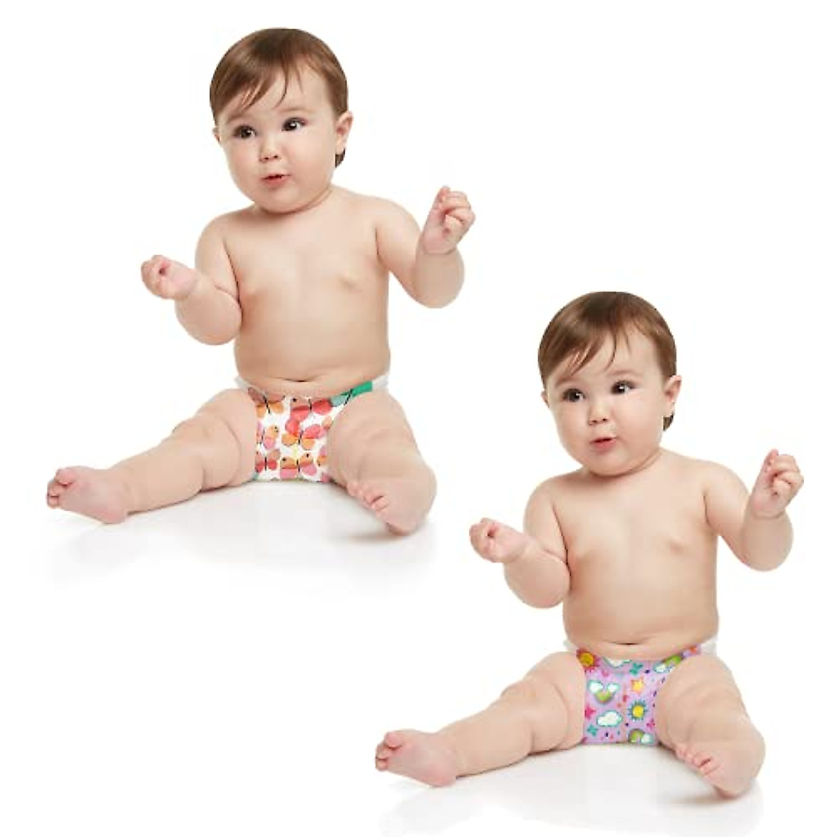 The Honest Company Clean Conscious Diapers | Plant-Based, Sustainable | Sky's the Limit + Wingin It | Super Club Box, Size 6 (35+ lbs), 88 Count