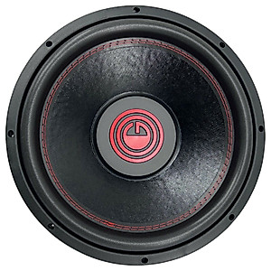 Gravity 1x 15 Inch 2400 Watt Car Audio Subwoofer w/ 4 Ohm DVC Power 15 in. Sub - Feature Dual Voice Coil, Thick Magnet, Design for Car, ATV, Van, High Performance Car Show
