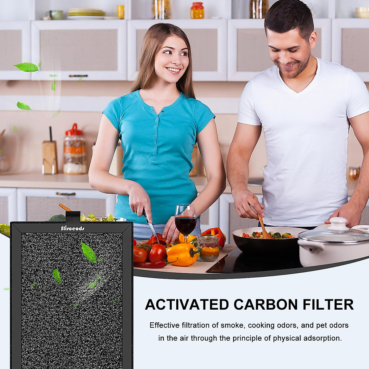 Slirceods PM1240B&AP2 Air Filter Replacement For Air Purifier Compatible with Priestley pm1240b For Airversa AP2 Air Purifier, 3-stage Filtration System, Pre-Filter, H13 Filter（4-Pack)