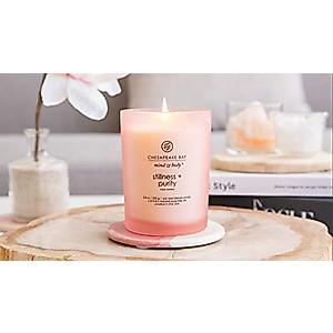 Chesapeake Bay Candle Scented Candles, Stillness + Purity (Rose Water), Medium (2-Pack), 2 Count