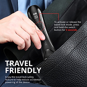 2 in 1 Groin Hair Trimmer Body Groomer for Men - Ball Shaver with 2 Different Replaceable Ceramic Blades Specifically Designed to Balance Safety and Sharpness - Keep Groin Body Trim Neat Clean