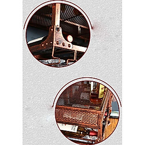 Wine Cabinets European Hanging Wine Rack Metal Iron Storage Rack Bar Home Ceiling Wall-Mounted Wine Champagne Glass Wine Glass Goblet Rack Wine Bottle Rack Multi-Size Storage (Color : A, SizHeavy