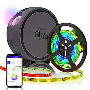 BlissLights BlissGlow Strip Lights x Sky Lite 2.0 Star Projector (Green Stars)