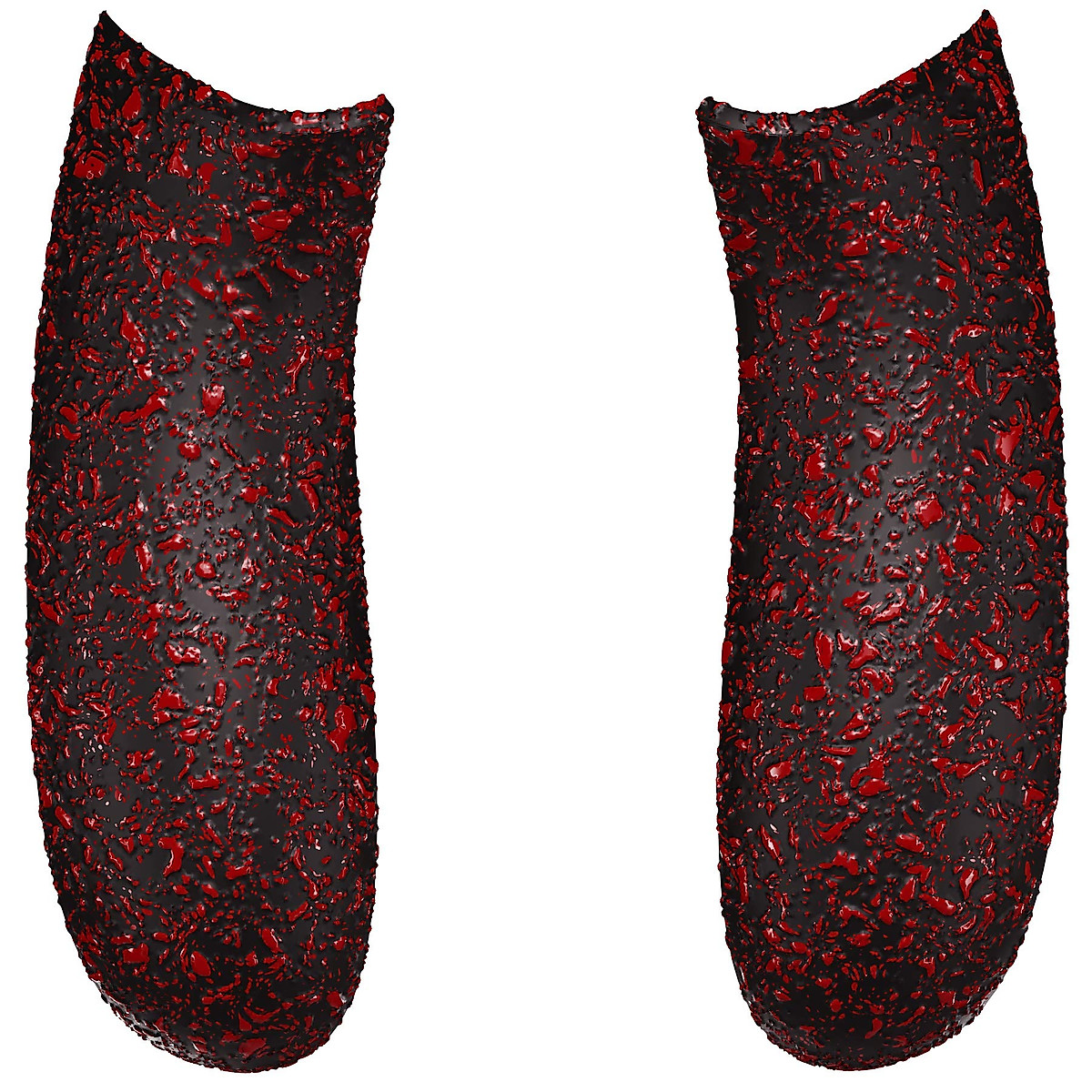 eXtremeRate Controller Grip Cover for Xbox Core, Textured Red Non-Slip Improvement Back Panels Accessories, Replacement Side Rails Shell for Xbox Series X & S Controller [Controller Excluded]