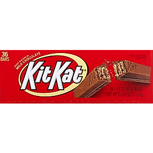 KIT KAT Milk Chocolate Wafer Candy Bars, 1.5 oz (36 Count)