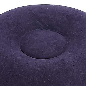 URRNDD Portable-Small in Size Outdoor Inflatable Stool Round Air Chair Footrest Cushion for Home Office Travel.